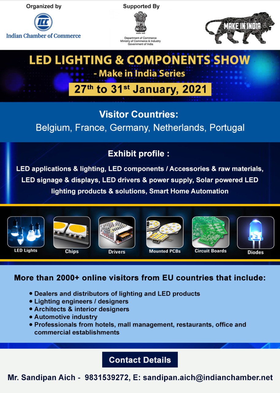 LED LIGHTING & COMPONENTS SHOW – Make in India Series (Virtual Trade ...